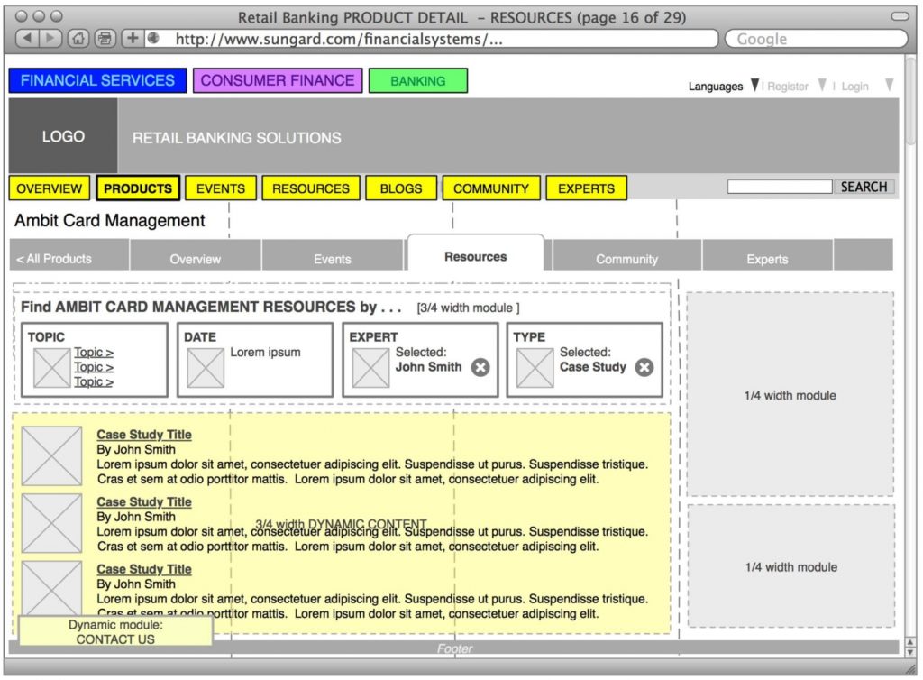 Sungard – Exploring how to deal with exceptionally complex navigation ...